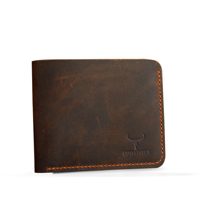 Business Fashion Men Retro Short Wallet – AI DOMAIN